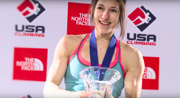 Alex Puccio, sacrée pour la 10ème fois championne américaine de bloc ...