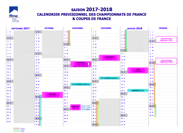 Calendrier national des compétitions 2017/2018 · PlanetGrimpe - Toute l ...