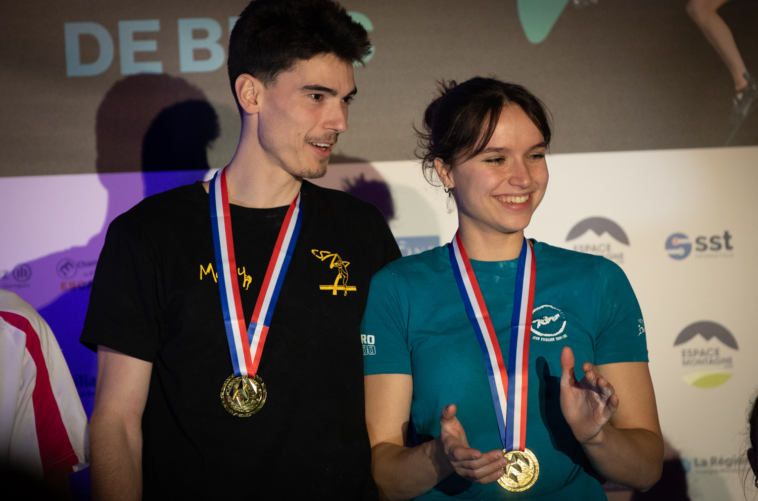 Oriane Bertone et Adrien Lemaire champions de France de bloc 2025 ...
